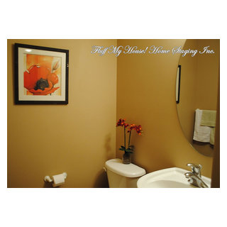 55 Tarasun Gardens - Contemporary - Powder Room - Calgary - by Fluff My ...
