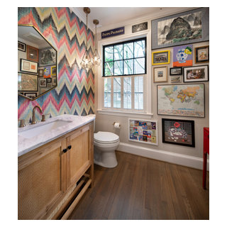 Addition to Historic Chevy Chase Maryland House - Transitional - Powder ...