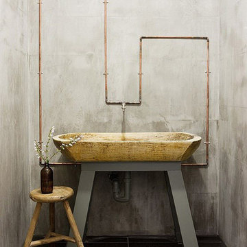75 Powder Room with a Trough Sink Ideas You'll Love - March, 2022 | Houzz