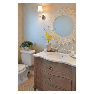 Arcadia French Country - French Country - Powder Room - Phoenix - by ...