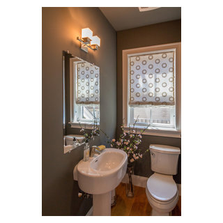 Boston Powder Room - Transitional - Powder Room - Boston - by Vered ...