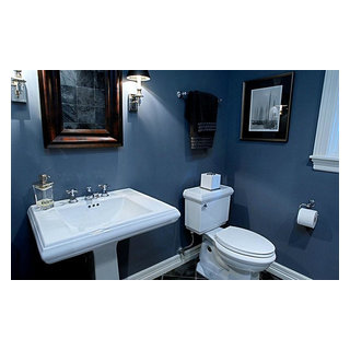 Chevy chase remodel - Traditional - Powder Room - Houston - by ...