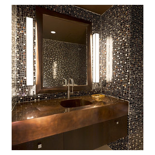 Crescent H - Contemporary - Powder Room - Other - by EK Reedy Interiors ...