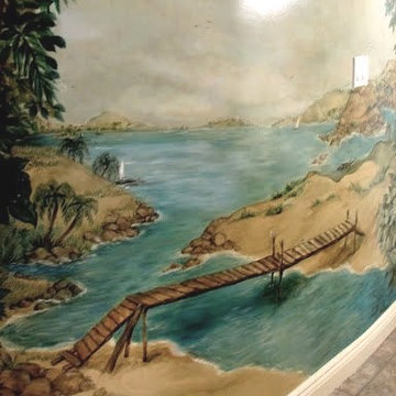 Curved Wall Mural - Photos & Ideas | Houzz