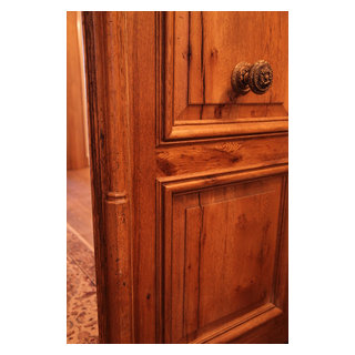 Custom Millwork featuring Salvaged Antique Oak, Inspired by French ...