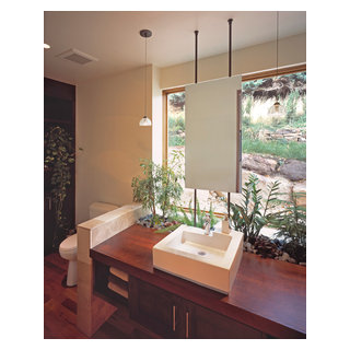 Denver, Colorado Green & Modern Home - Contemporary - Powder Room ...