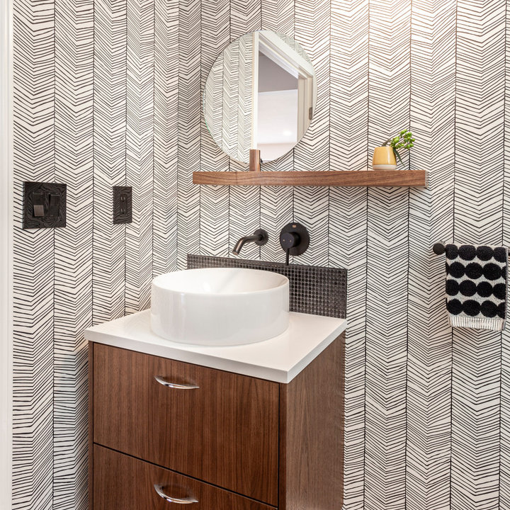 Midcentury Modern Cinder Block - Photos & Ideas | Houzz