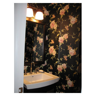 Dramatic powder rooms - Traditional - Powder Room - Richmond - by MSS ...