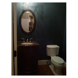Dramatic powder rooms - Eclectic - Powder Room - Richmond - by MSS ...
