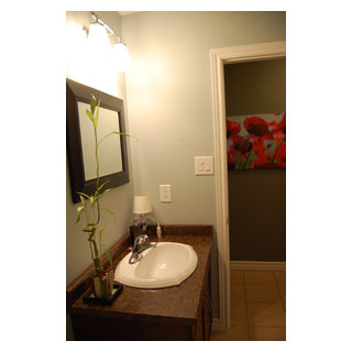 Dreamy Powder Room - Tropical - Powder Room - Toronto - by Decked Out ...