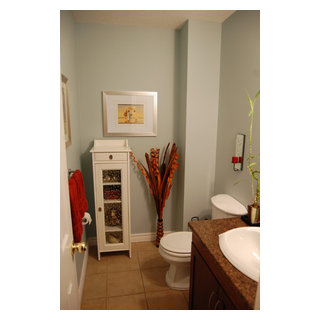 Dreamy Powder Room - Tropical - Powder Room - Toronto - by Decked Out ...