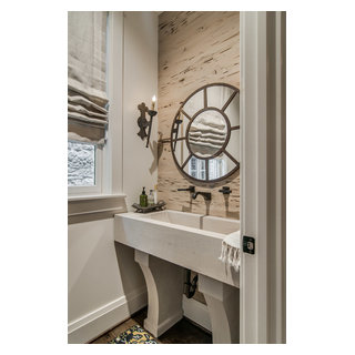 Ensworth Place Renovation and Addition - Contemporary - Powder Room ...