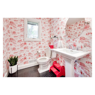 Fairway Top-to-Bottom Interior Design - Eclectic - Cloakroom - Kansas ...