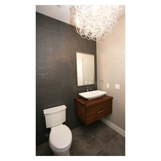 Golf course home - Contemporary - Powder Room - Seattle - by Taylor ...
