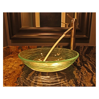 Granite Powder Room - Eclectic - Powder Room - DC Metro - by Shower ...