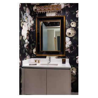 Hollywood Condo - Transitional - Powder Room - Miami - by Sarah Schmidt ...