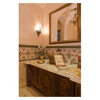 Powder Room - Mediterranean - Powder Room - Phoenix - by Fratantoni ...