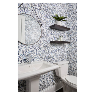 Jewel Lane House - Powder Room - Minneapolis - by Molly Howe Design | Houzz