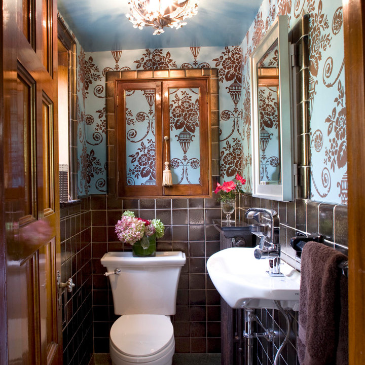British Colonial Powder Room Design Ideas, Inspiration & Images - July ...
