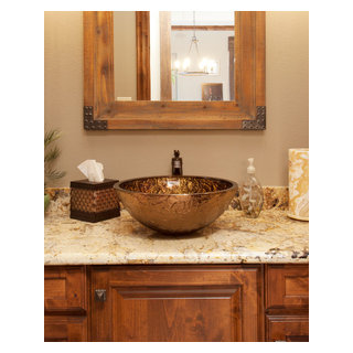 Modern Industrial - Industrial - Powder Room - Dallas - by Hamilton ...