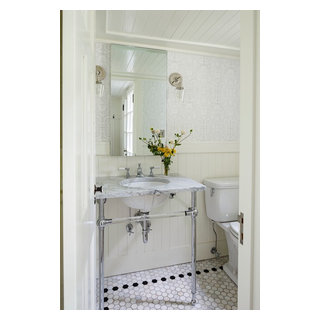Mt. Tabor Tudor - Contemporary - Powder Room - Portland - by User | Houzz