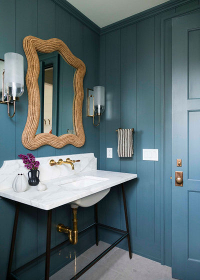 Powder Room Patterns: 10 Stylish Shiplap Looks