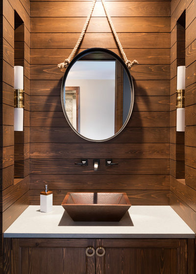 Powder Room Patterns: 10 Stylish Shiplap Looks