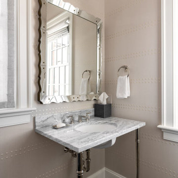 75 Transitional Powder Room Ideas You'll Love - January, 2025 | Houzz