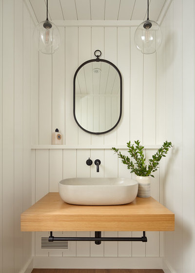 Powder Room Patterns: 10 Stylish Shiplap Looks