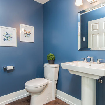 75 Blue Powder Room Ideas You'll Love - July, 2025 | Houzz