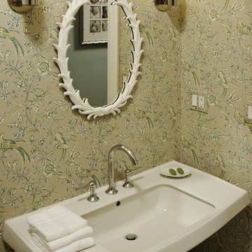 75 Green Powder Room Ideas You'll Love - April, 2022 | Houzz