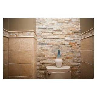 Powder Room Remodel - Transitional - Powder Room - Denver - by Magnolia ...