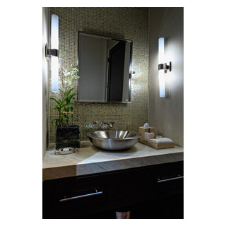 Powder Room Vanity - Contemporary - Powder Room - Las Vegas - by ...
