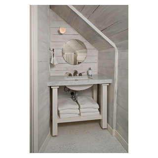 Puget Sound beach cabin - Beach Style - Powder Room - Seattle - by User ...