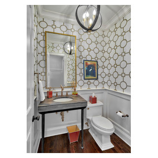 Ridgefield Home Renovation - Transitional - Powder Room - New York - by ...