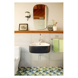 Rincon Project - Beach Style - Powder Room - Santa Barbara - by Anacapa ...