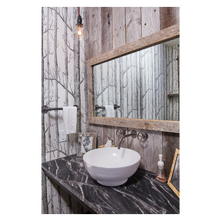 Rockin' E Ranch - Rustic - Powder Room - Other - by Centre Sky ...