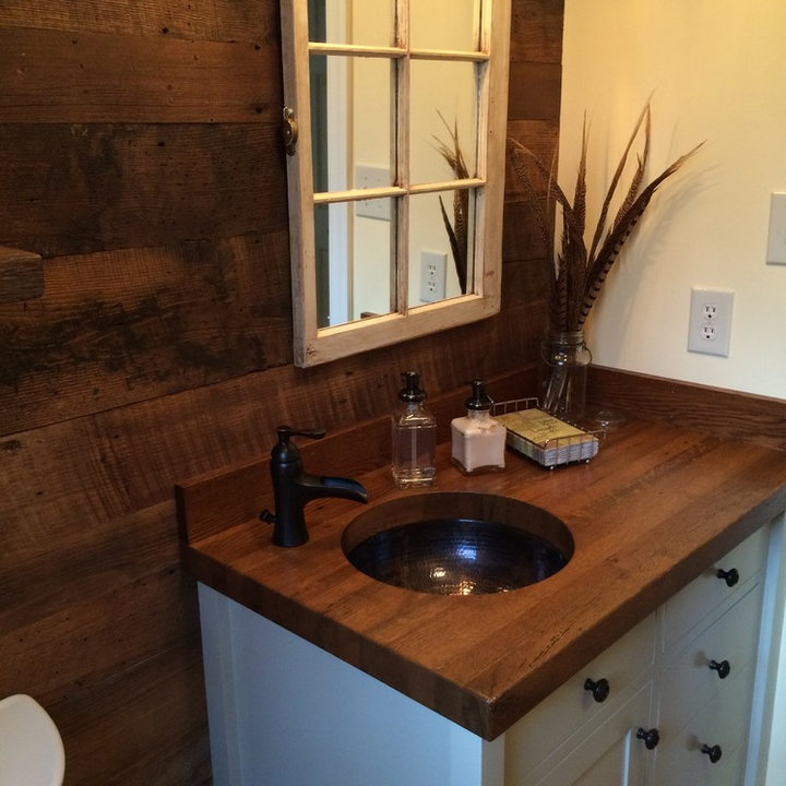 75 Rustic Powder Room Ideas You'll Love - February, 2025 | Houzz