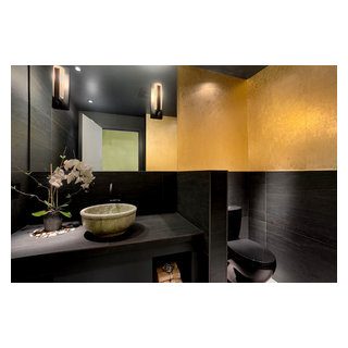 Seahurst Waterfront Residence, Seattle WA - Modern - Powder Room ...