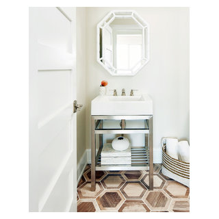 Seaside Sophistication - Beach Style - Powder Room - New York - by ...