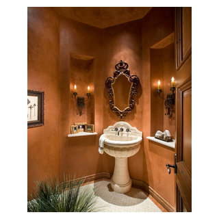 Spanish Hacienda - Traditional - Powder Room - Phoenix - by The Phil ...
