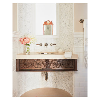 Spanish Remodel - Mediterranean - Powder Room - Los Angeles - by ...