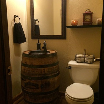 75 Rustic Powder Room Ideas You'll Love - March, 2022 | Houzz