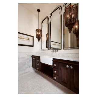 Stone house - Victorian - Powder Room - Other - by Fulton Construction ...