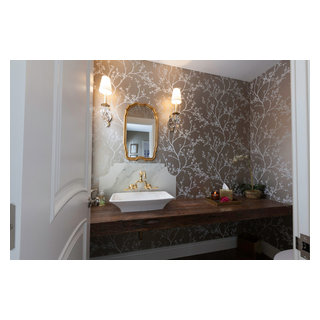 Transitional French Country - French Country - Powder Room - Denver ...