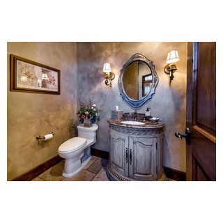 Tuscan Estate - Mediterranean - Powder Room - San Francisco - by ...