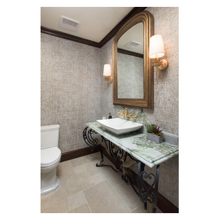 Tuscan Style Home - French Country - Powder Room - Los Angeles - by ...