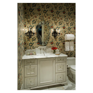 Powder Room - French Country - Powder Room - Phoenix - by Fratantoni ...