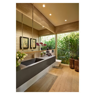 Venetian Causeway - Contemporary - Powder Room - Miami - by DESIGN SOLUTIONS | Houzz