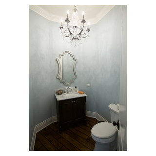 Victorian Powder Room - Victorian - Powder Room - Chicago - by Meyer ...